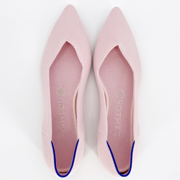 Rothy's | Shoes | Rothys Blush Pink The Point Ballet Flats Knit Shoes ...